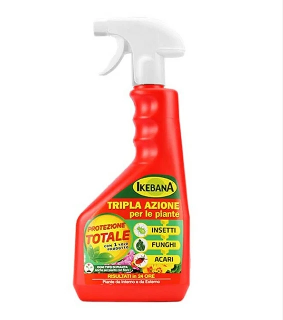 IKEBANA INSETTICIDA FUNGICIDA Acaricida A Tripla Azione Afidi Mosca ...