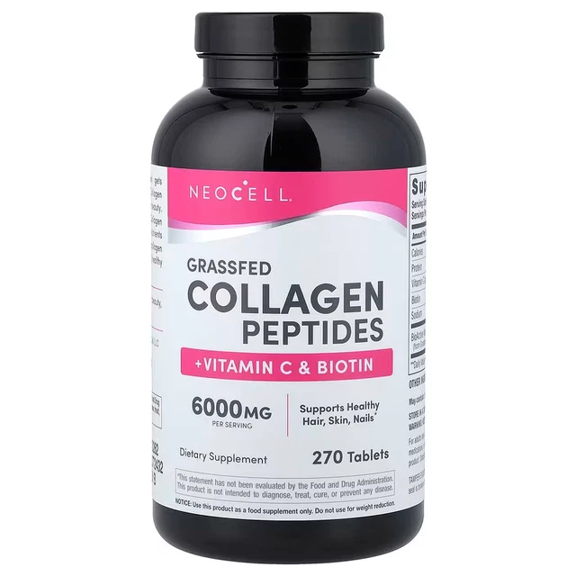 NEOCELL, GRASS-FED COLLAGEN Peptides, 270 Tablets, Expiry: 03/2028 £39. ...