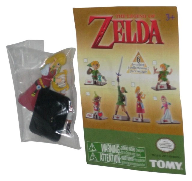 NINTENDO LEGEND OF Zelda (2015) Tomy Princesa Zelda Mini Figura W/ Arpa ...