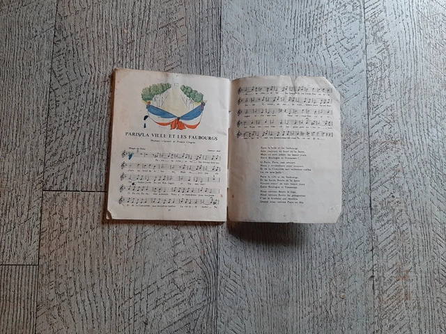 LIVRET DE 35 chansons de la BBC van moppes illustré guerre ww2 ...