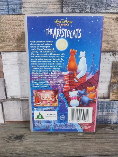 WALT DISNEY CLASSICS - The Aristocats On VHS Tape £5.99 - PicClick UK