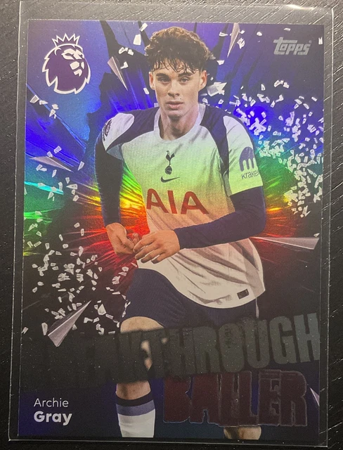 TOPPS PREMIER LEAGUE 2025-26 Soccer Archie Gray Breakthrough Baller ...