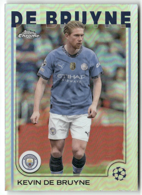 TOPPS CHAMPIONS LEAGUE Cromo 2025 N º 17 Kevin De Bruyne Refractor EUR ...