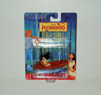 MATTEL DISNEY POCAHONTAS & Rowing Boat Collectible Figure 1996 Vintage ...