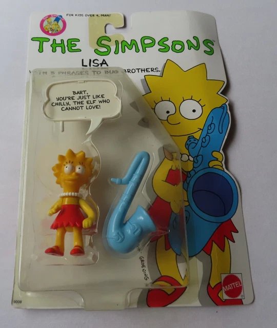 THE SIMPSONS LISA Simpson Figure by Mattel in 1990 £54.99 - PicClick UK