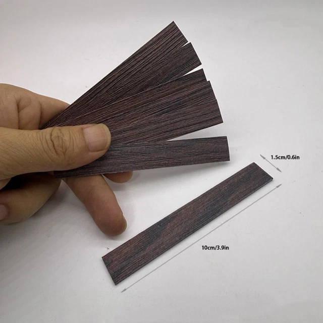 10PCS MINI WOODEN Flooring PVC Dollhouse Floor Tiles Fit 1:12 Dollhouse ...