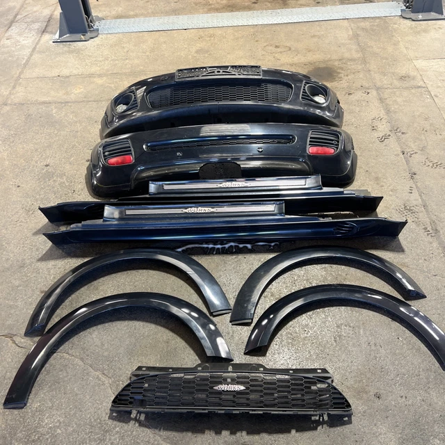 MINI R56 COOPER S full Aero Body Kit JCW Front Rear Bumper Side Skirts ...