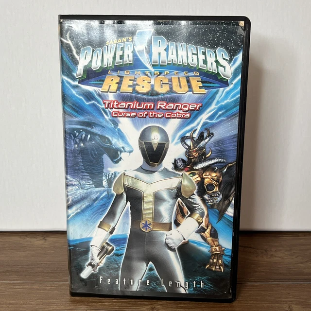POWER RANGERS LIGHTSPEED Rescue Titanium Ranger Curse Of The Cobra £3. ...