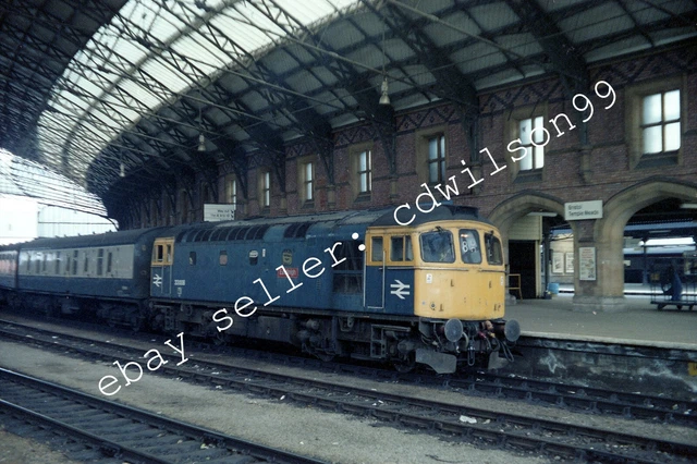 BRITISH RAILWAY NEGATIVE - BR Class 33 No. 33008 at Bristol Temple Meads [P193] £1.25 - PicClick UK