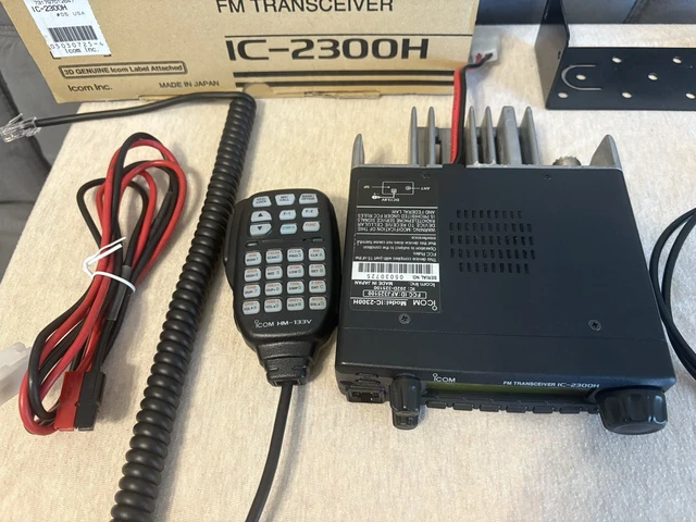 ICOM IC-2300H 65W VHF FM Mobile Transceiver w/ Programming cable $205. ...