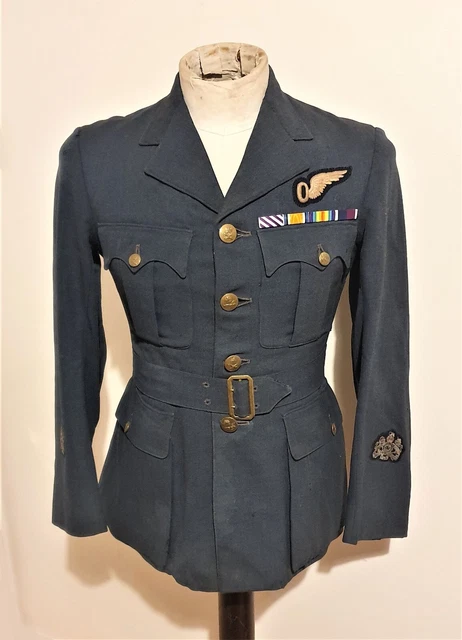 WW2 BRITISH RAF Royal Air Force Bomber Command Observer Jacket DFC WW1 ...