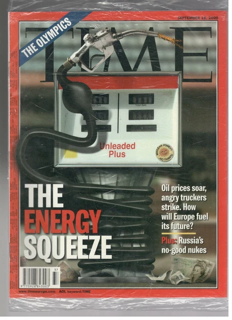 TIME SEPTEMBER 18, 2000 The Energy Squeeze Olympic Sydney New Sealed ...