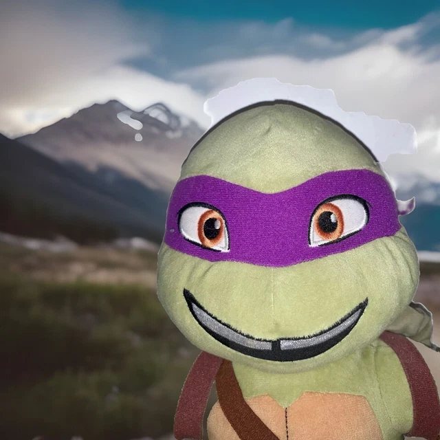 TMNT BUILD A Bear Teenage Mutant Ninja Turtles Donatello Soft Plush Toy ...