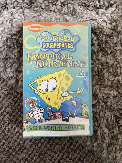 SPONGEBOB SQUAREPANTS - Nautical Nonsense - 5 Stories, PAL VHS Video ...