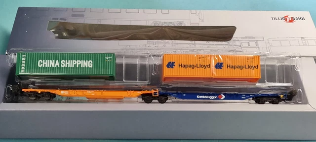 TILLIG TT-SPUR 18003 Doppeltragwagen Sdggnos - Sdggmrs 739-744 DB AG ...