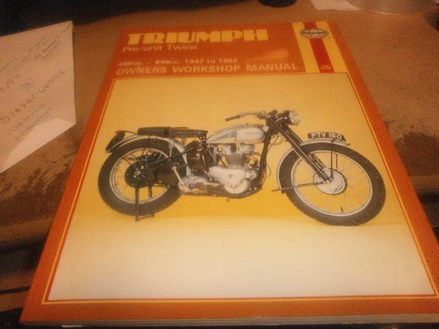 TRIUMPH PRE-UNIT TWINS Haynes Manual £21.51 - PicClick UK