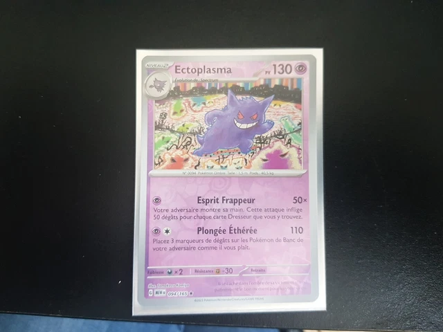 CARTE POKÉMON ECTOPLASMA 094/165 Reverse EV3.5 Mini Série 151 NEUF EUR 4,99 - PicClick FR