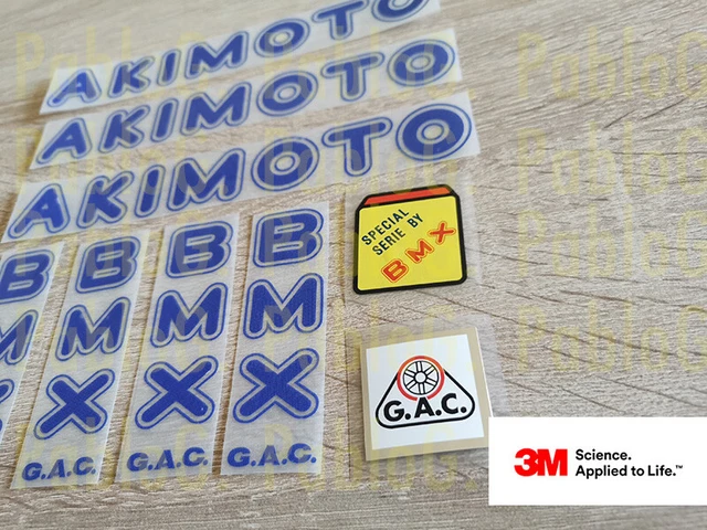 GAC AKIMOTO STICKERS Kit Decal Set Sticker Stickers Stickers Sticker ...