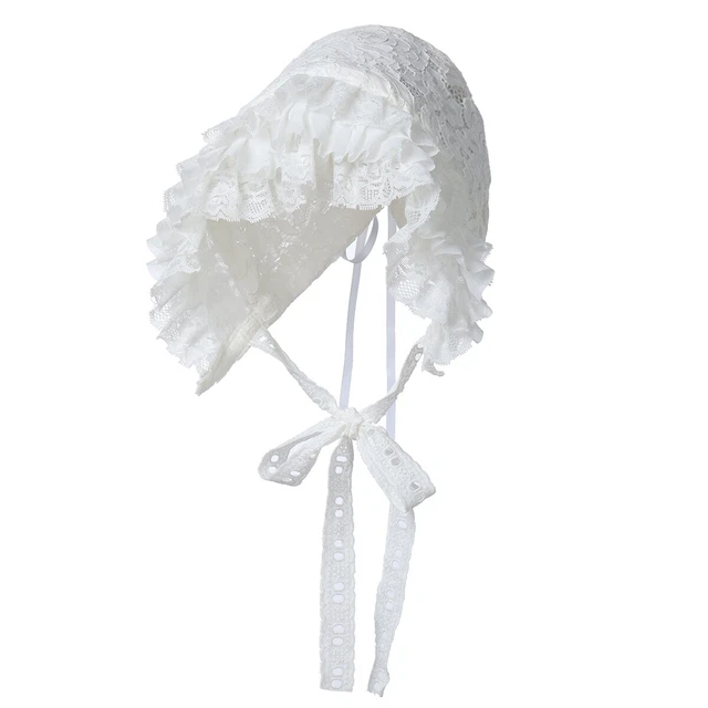 VINTAGE VICTORIAN EDWARDIAN Maid's Mob Cap Retro Civil War Colonial Mob ...