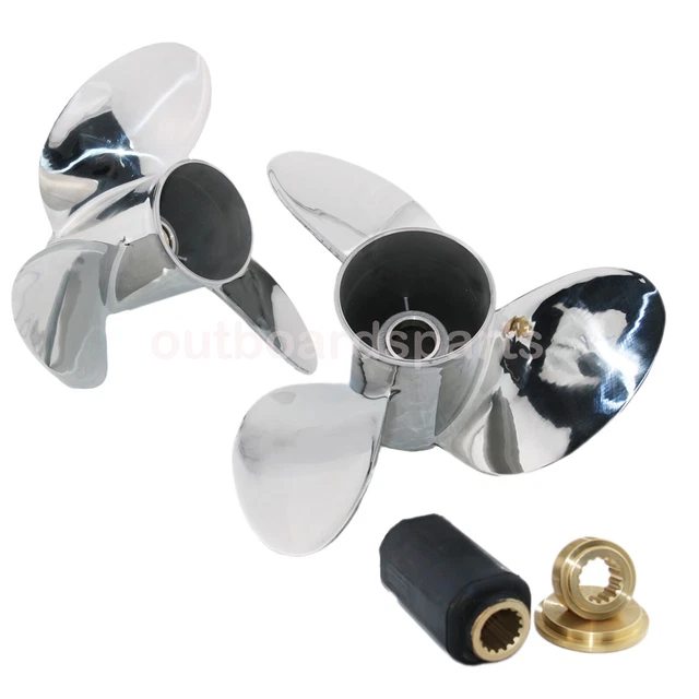 STAINLESS STEEL 16X18 Outboard Propeller For Suzuki DF150-300HP 15 ...
