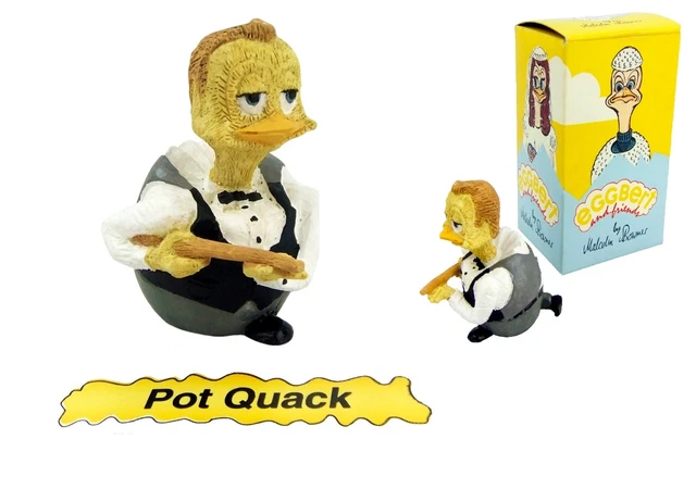 EGGBERT AND FRIENDS Pot Quack Snooker Pool Collectable Figurine ...