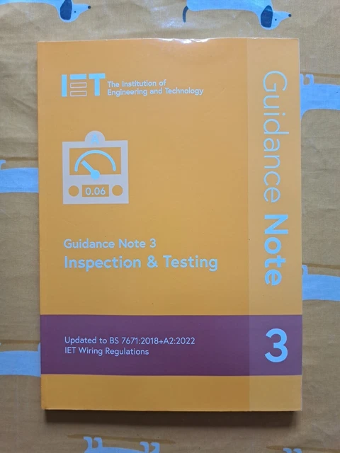 GUIDANCE NOTE 3: Inspection & Testing by IET £0.99 - PicClick UK GUIDANCE NOTE 3: Inspection & Testing by IET £0.99 - PicClick UK