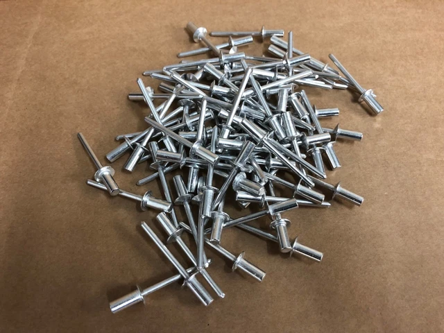 LAND ROVER DEFENDER & Series Body Capping Pop Rivets x 100 100% Pure ...