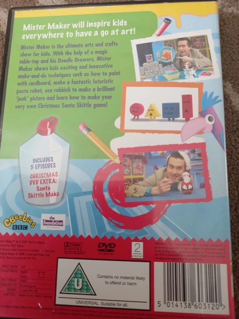 MISTER MAKER LET'S Make It Dvd Kids Cbeebies EUR 13,33 - PicClick FR