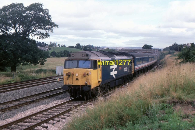ORIGINAL RAILWAY SLIDE Class 50 50020 at Aller Junction 18.08.87 £5.00 ...