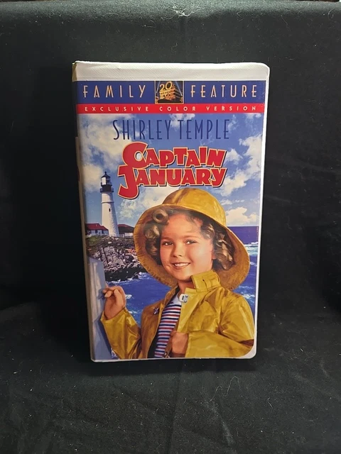 SHIRLEY TEMPLE CAPTAIN January (VHS, 1995) Color Version - D1 £3.65 ...