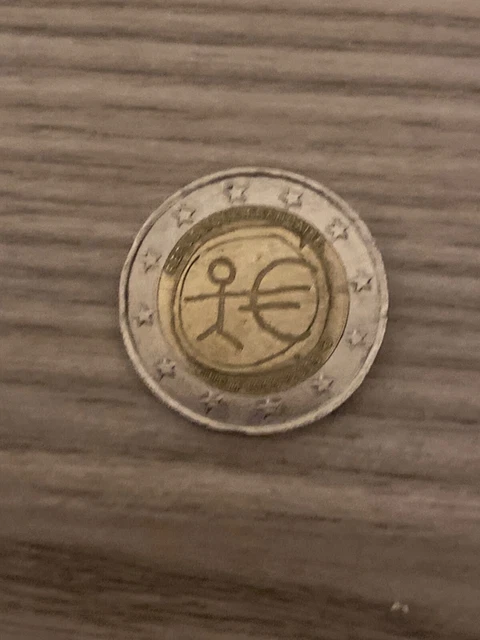 MONETA DA 2 Euro Francia, con omino stilizzato UEM 1999-2009 EUR 250,00 ...