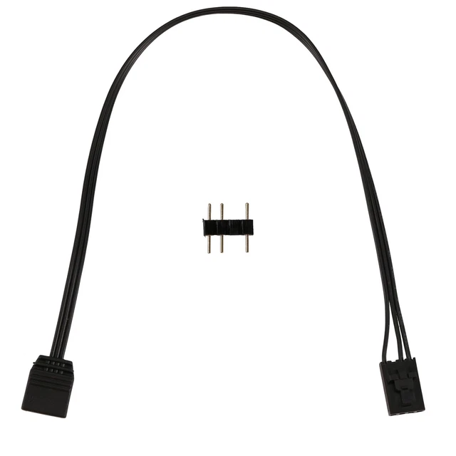 FOR 4PIN RGB to Standard ARGB 3-Pin 5V Adapter Connector RGB Cable 25cm ...