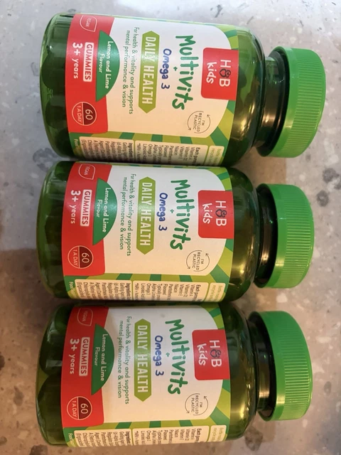 MULTIVITS OMEGA 3 Daily Health Holland And Barrett’s Kids £9.24 ...
