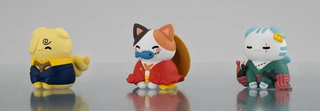 ONE PIECE MEGA Cat Project Figura De Comercio 3-Pack Nyan Piece Nyan ...