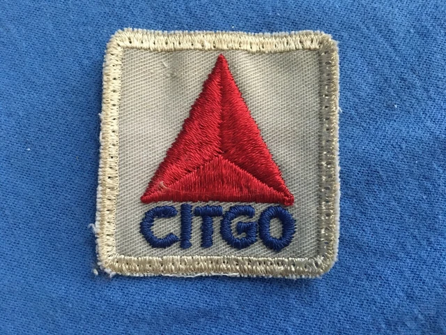 VINTAGE CITGO CITIES Service Station Uniform Patch Petroleum Oil ...
