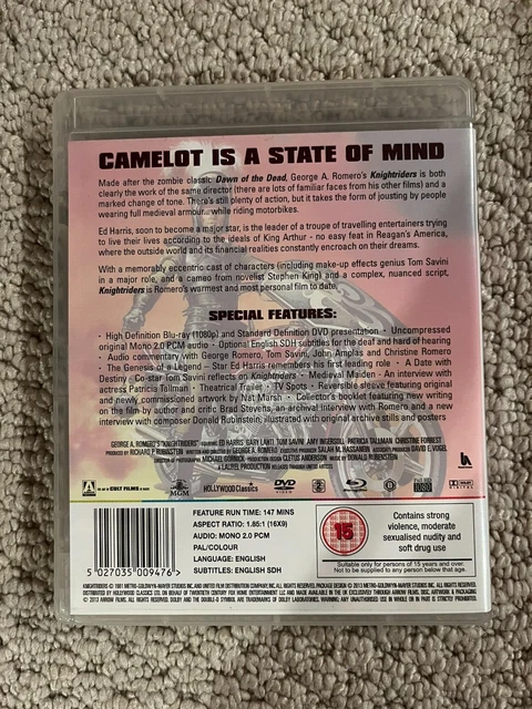 KNIGHTRIDERS KNIGHT RIDERS George A. Romero 1981 Flèche Blu-ray DVD ...