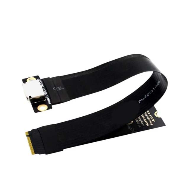 M.2 NVME TO Oculink SFF-8611 SFF-8612 Female Socket Extension Cable £9. ...