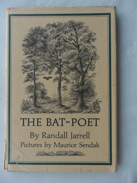 1977 THE BAT-POET, Randall Jarrell. Illus.Maurice Sendak. Kestrel H/B ...