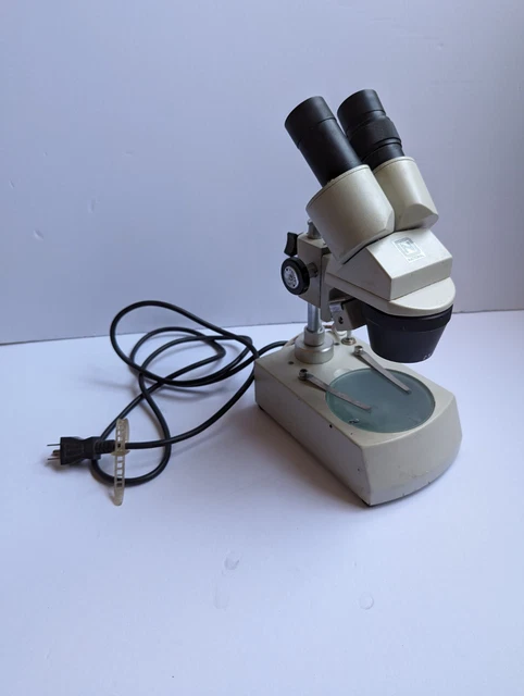 NATIONAL STEREOSCOPIC MICROSCOPE Model No. 407TBL Tested $98.00 - PicClick