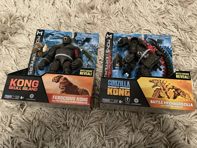 MONSTERVERSE GODZILLA VS. Kong 11&quot; Action Figures Battle Mechagodzilla ...