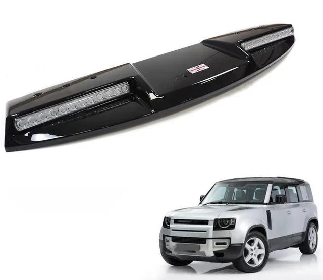 DEFENDER 2020-24 LED Roof Light Black Land Rover Upgrade L663 90 110 ...