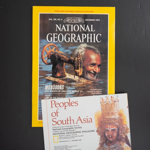 NATIONAL GEOGRAPHIC MAGAZINE December 1984 South Asia Monsoons Tigers ...