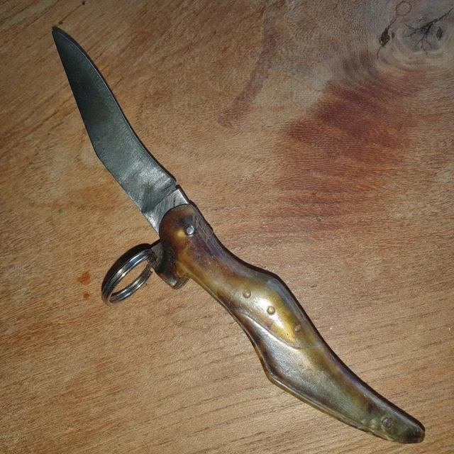 UN JOLI PETIT couteau canif Ancien forme chaussure EUR 29,90 - PicClick FR