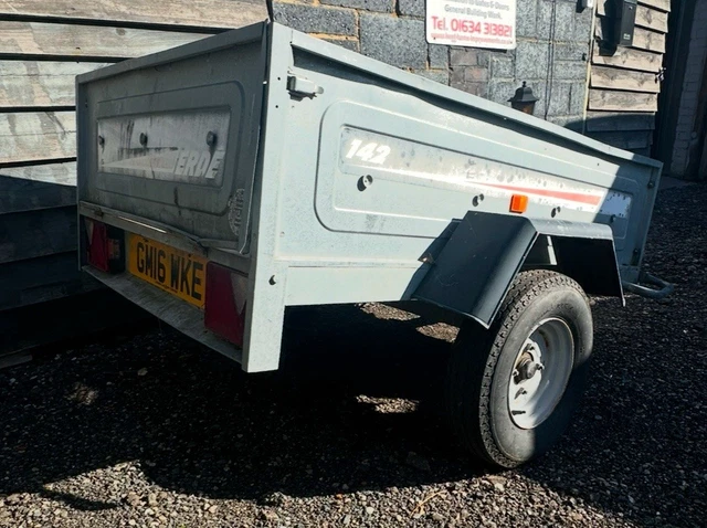 ERDE 142 CAR Trailer, Tipper Trailer, Small Car Trailer £193.10 ...