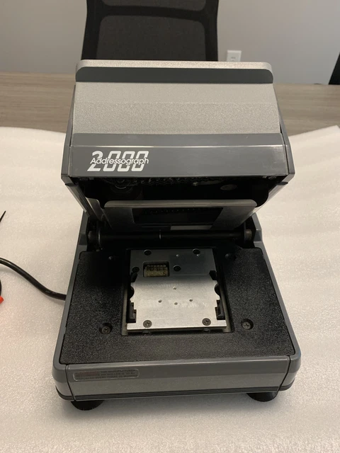 NEWBOLD ADDRESSOGRAPH 2000 Medical Electric Card Imprinter Embosser ...