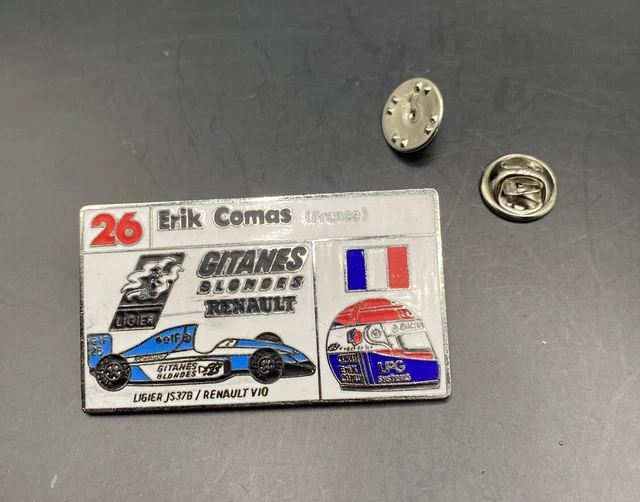 SPILLA COMAS LIGIER JS37B Renault V10 Smalto 50x28mm Formula 1 1992 EUR ...