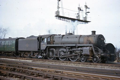 ORIGINAL COLOUR SLIDE of 73114 BR Standard steam loco £4.99 - PicClick UK