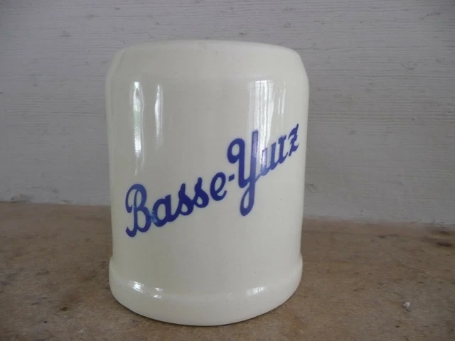 ANCIENNE ET RARE chope à bière BASSE-YUTZ 5/20 excellent état EUR 30,00 ...