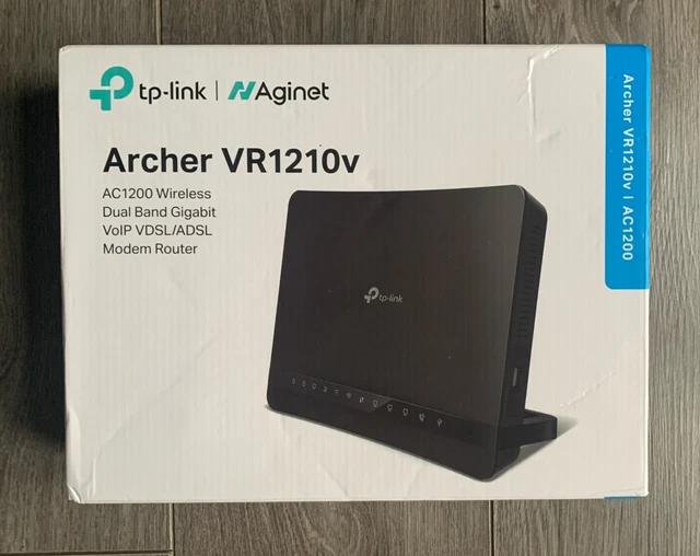 TP-LINK ARCHER VR1210V AC1200 Dual-band Gigabit Modem Router £29.99 - PicClick UK