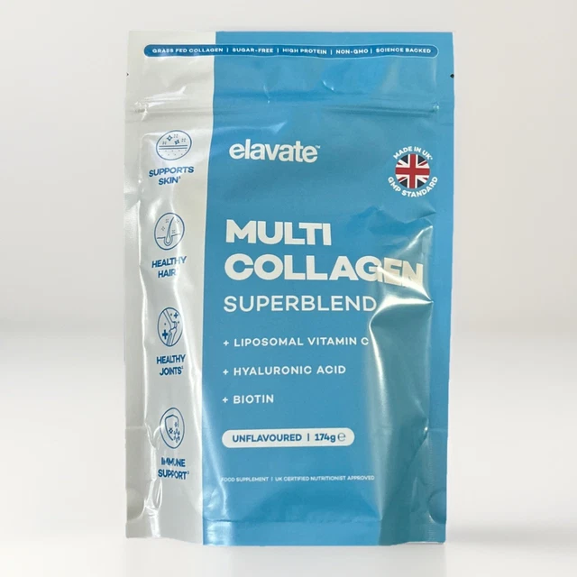 ELEVATE ELAVATE MULTI Collagen SuperBlend Unflavoured 174g £20.42 ...